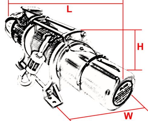Máy Tời Điện 500kg Strong (DUKE) DU-210 Đài Loan