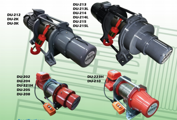 Máy Tời Điện 500kg Strong (DUKE) DU-210 Đài Loan