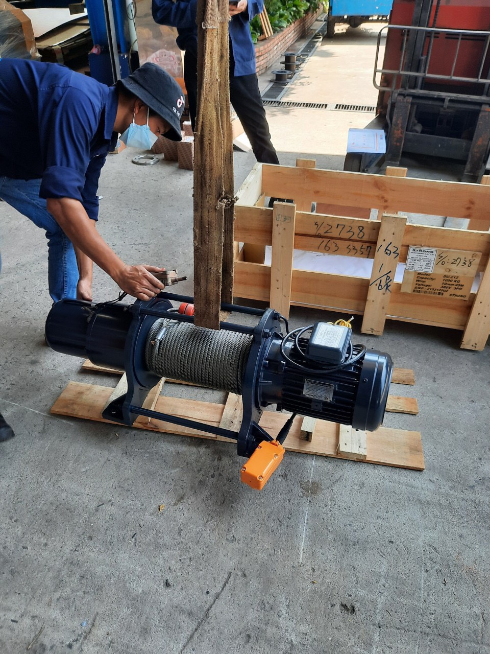 Tời Điện Mặt Đất: Cách Nhận Biết Chính Hãng STRONG (DUKE)