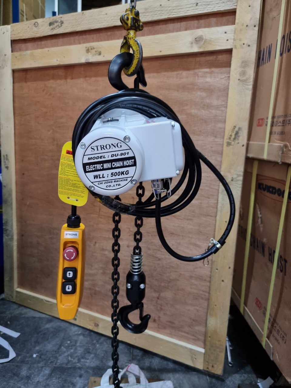 Pa Lăng Xích Điện STRONG (Duke) 500kg: Đặc Điểm Và Phương Thức Làm Việc