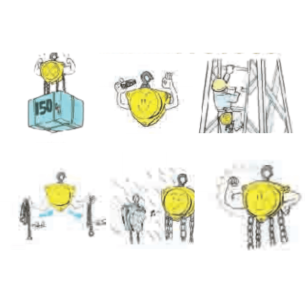 Palang Xích Kéo Tay MINI 250KG - Thương Hiệu Mỹ APOLLO